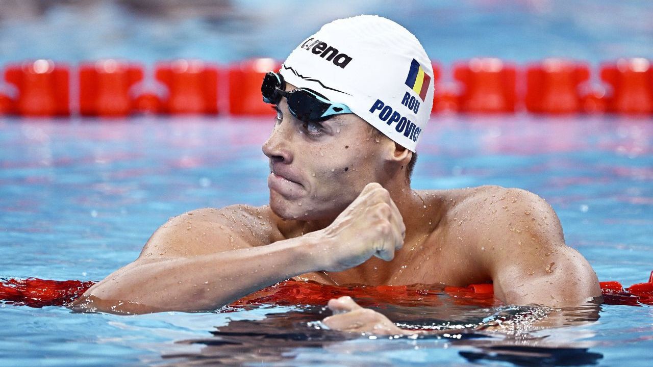 David Popovici câștigă medalia de bronz la 100m liber la Jocurile Olimpice - Subiectul Zilei